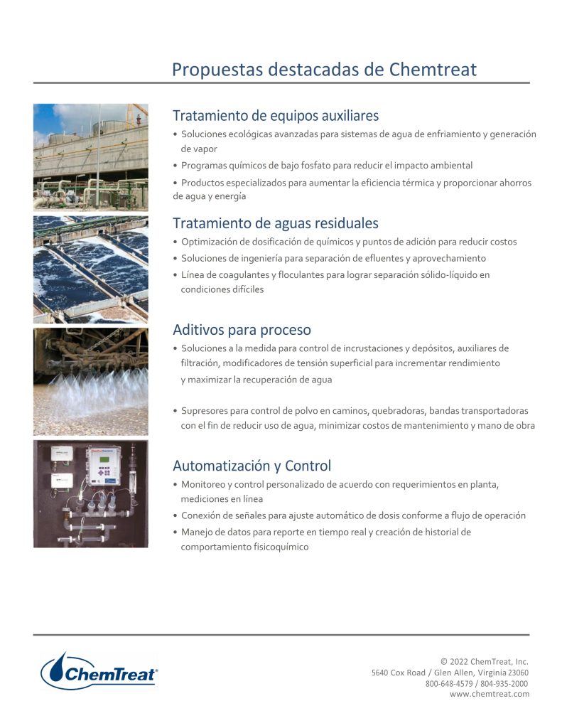 CHEMTREAT – CONGRESO METALES Y MINERALES CRITICOS PARA LA TRANSICIÓN ...